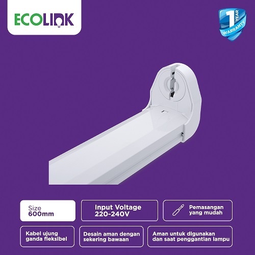 Ecolink T8 Bare Batten LED / Ecolink Batten LED Light | Shopee Malaysia
