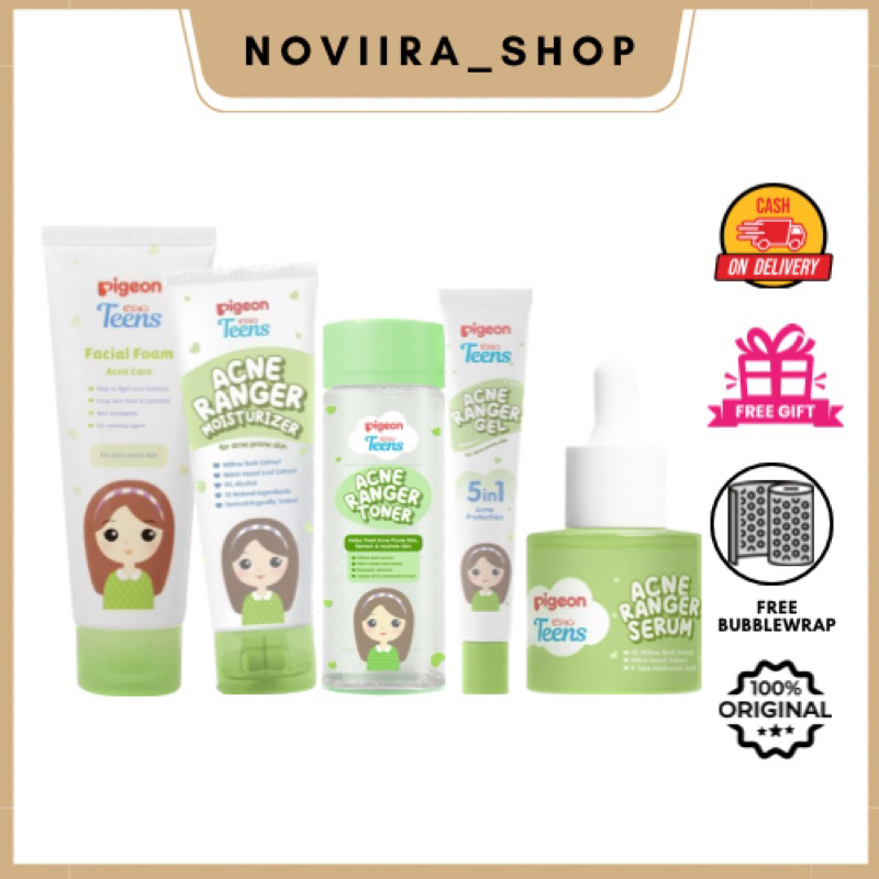 PIGEON TEENS Acne Ranger Series || Facial Foam || Moisturizer || Toner ...