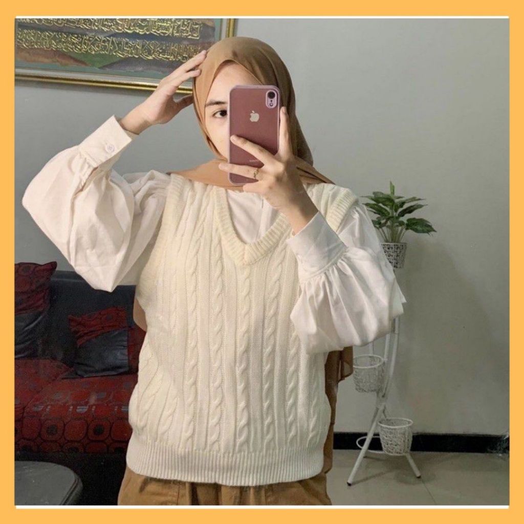 Cable KNIT VEST/PREMIUM 7GATE Thick KNIT VEST/Braid VEST/KOREAN STYLE ...