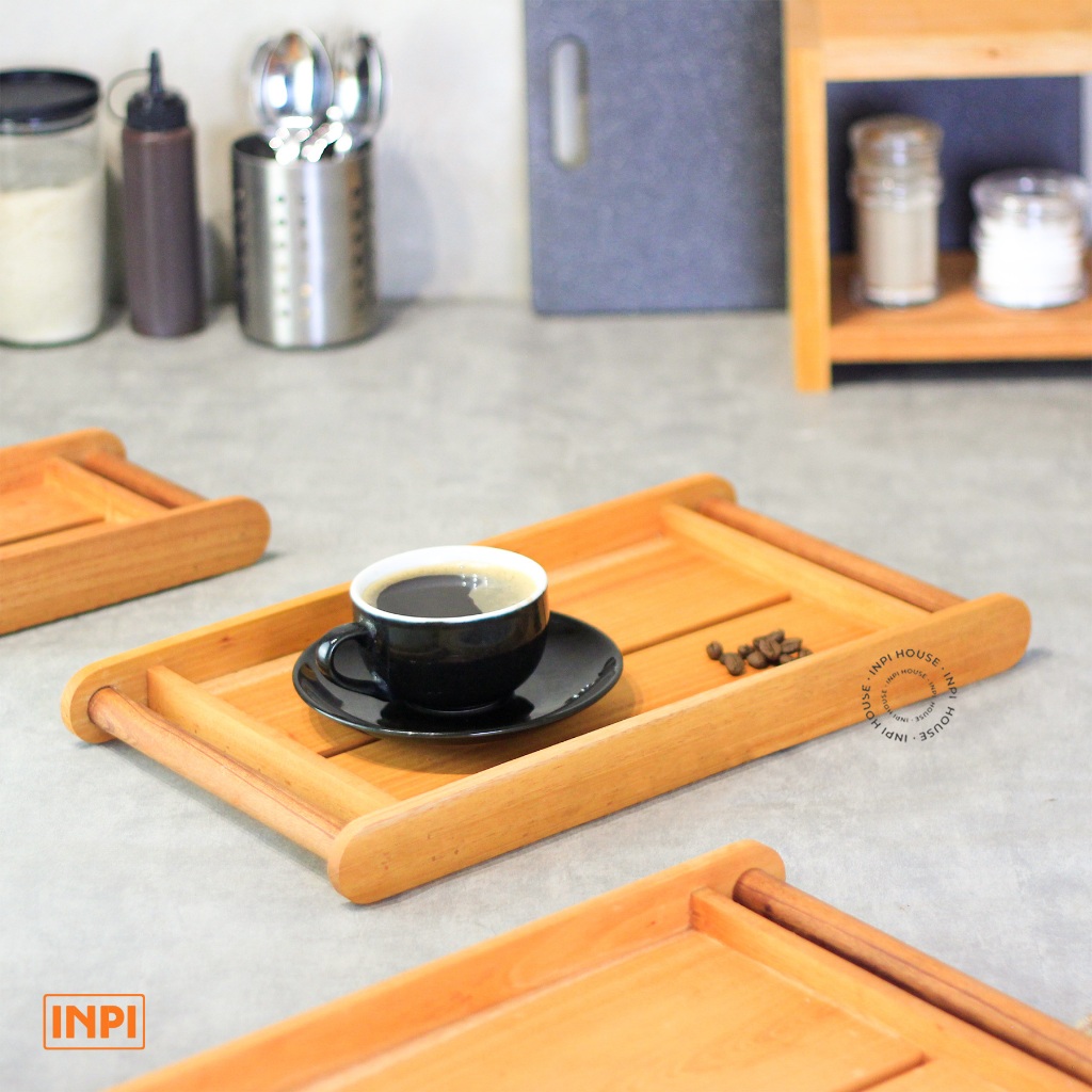KAYU Mahogany Wooden Serving Tray / Wooden Serving Tray - INPI House ...