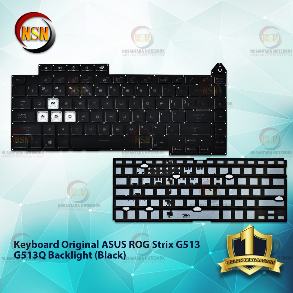 Original Laptop Keyboard for ASUS ROG Strix G513 G513Q Backlight (Black ...