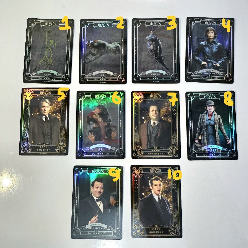 [OFFICIAL Wizarding WORLD] Fantastic Beast Collection Card Original ...