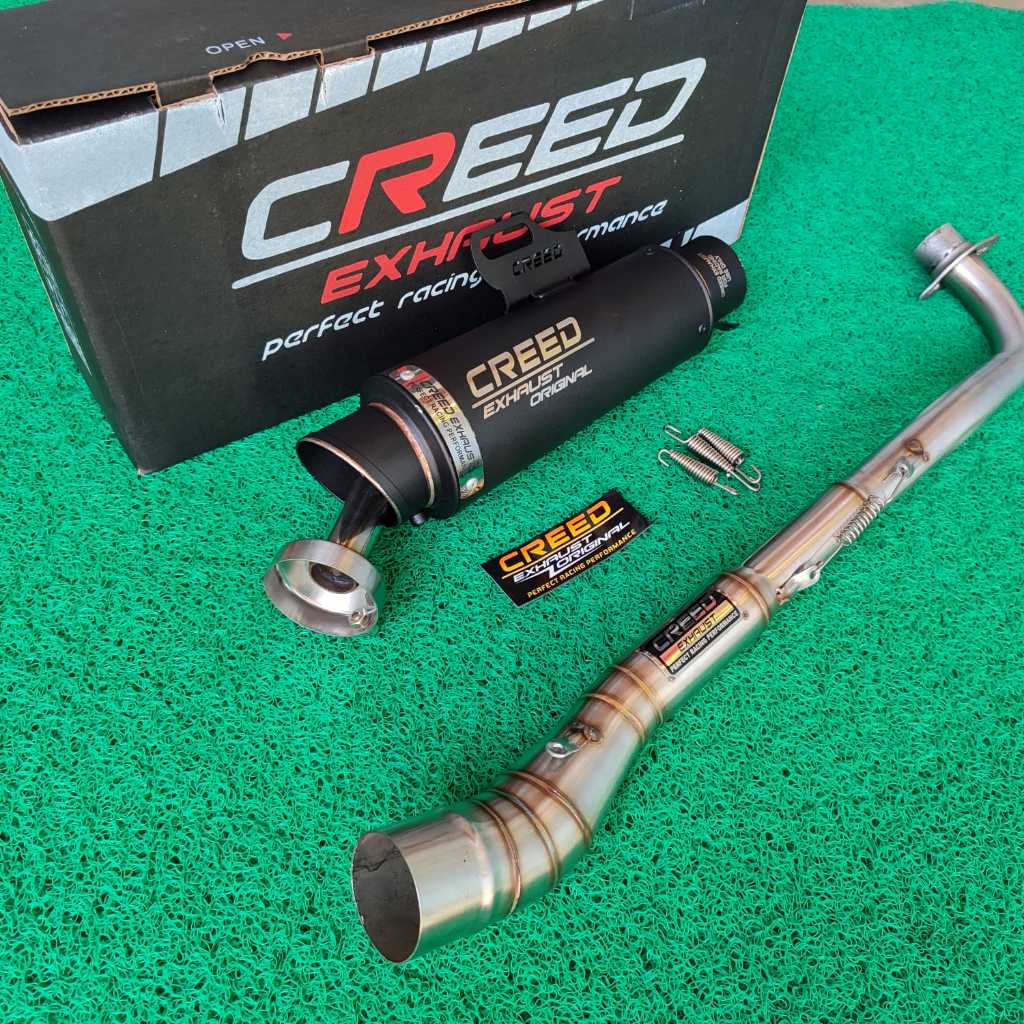 Racing Exhaust Creed Exhaust Original Sound NGEBAS Gahar For Supra 100 ...