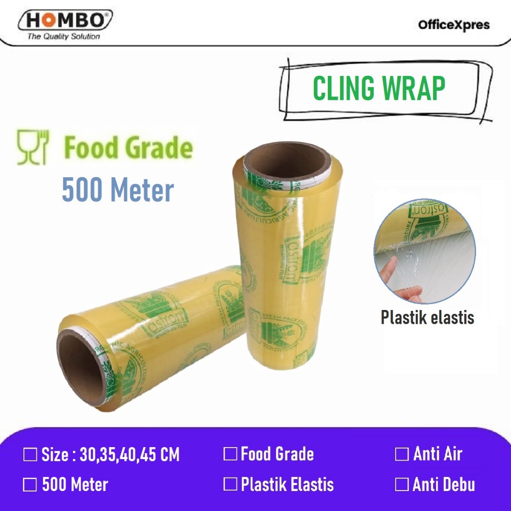 Plastic Wrap 500 meters / Food Grade / Plastic Wrapping 500 meters ...