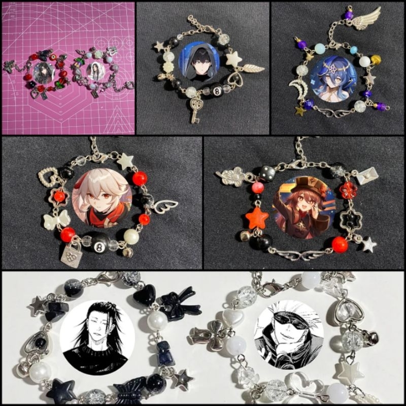 Character Bracelet | Genshin | Gojo satoru | Suguru geto | Cale |Tcgf ...