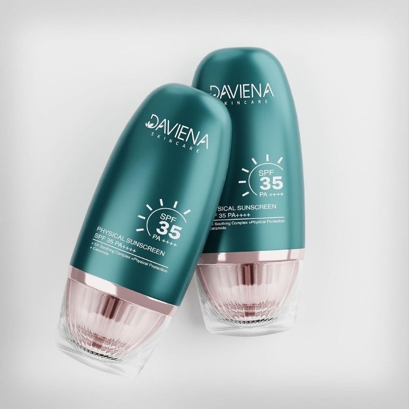 Ready SUNSCREEN DAVIENA Physical (SPF 35 PA++) | Shopee Malaysia