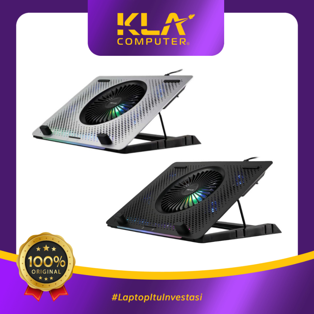 Rexus Breeze B150 RGB 5 Fan Cooling pad Rexus B160 Fantech NC20 ...