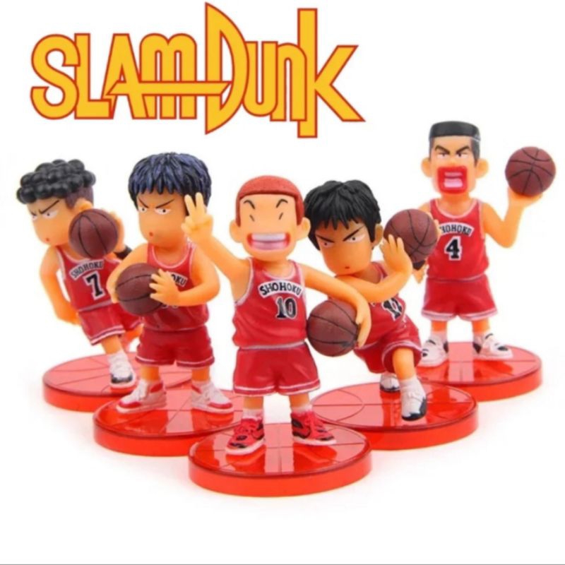 Toy ACTION FIGURE SLAM DUNK SHOHOKU HANAMICHI SAKURAGI RUKAWA Mini Unit ...
