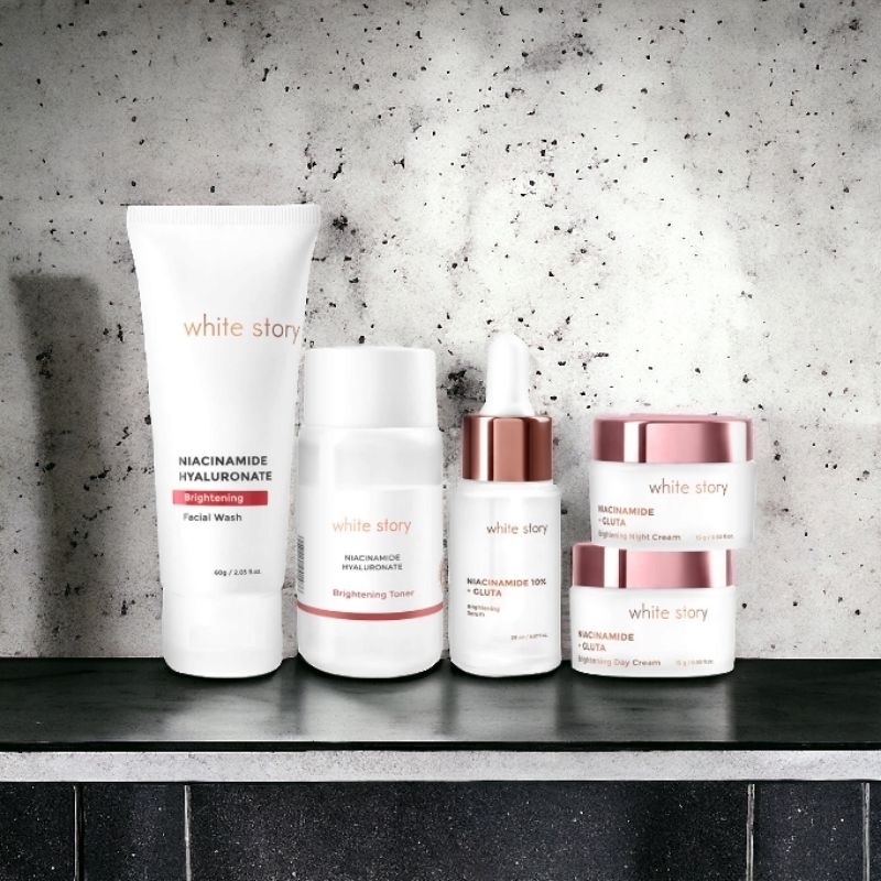 White Story Complete Brightening Set & Barrier - Face Lightening And ...