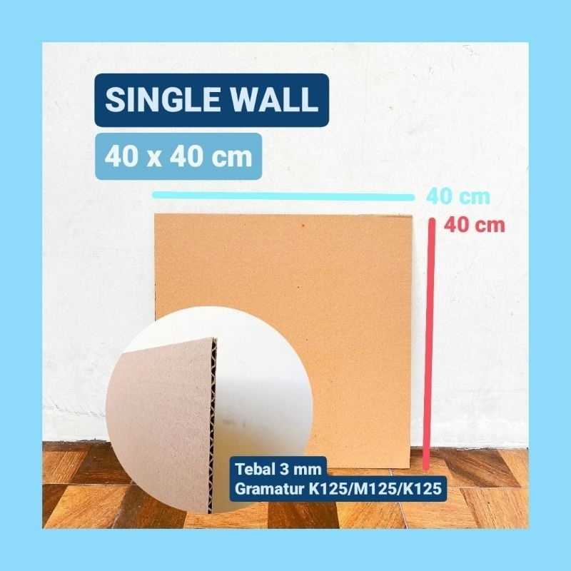 Single wall cardboard sheet 40 x 40 cm, 3mm thick, cardboard sheet ...