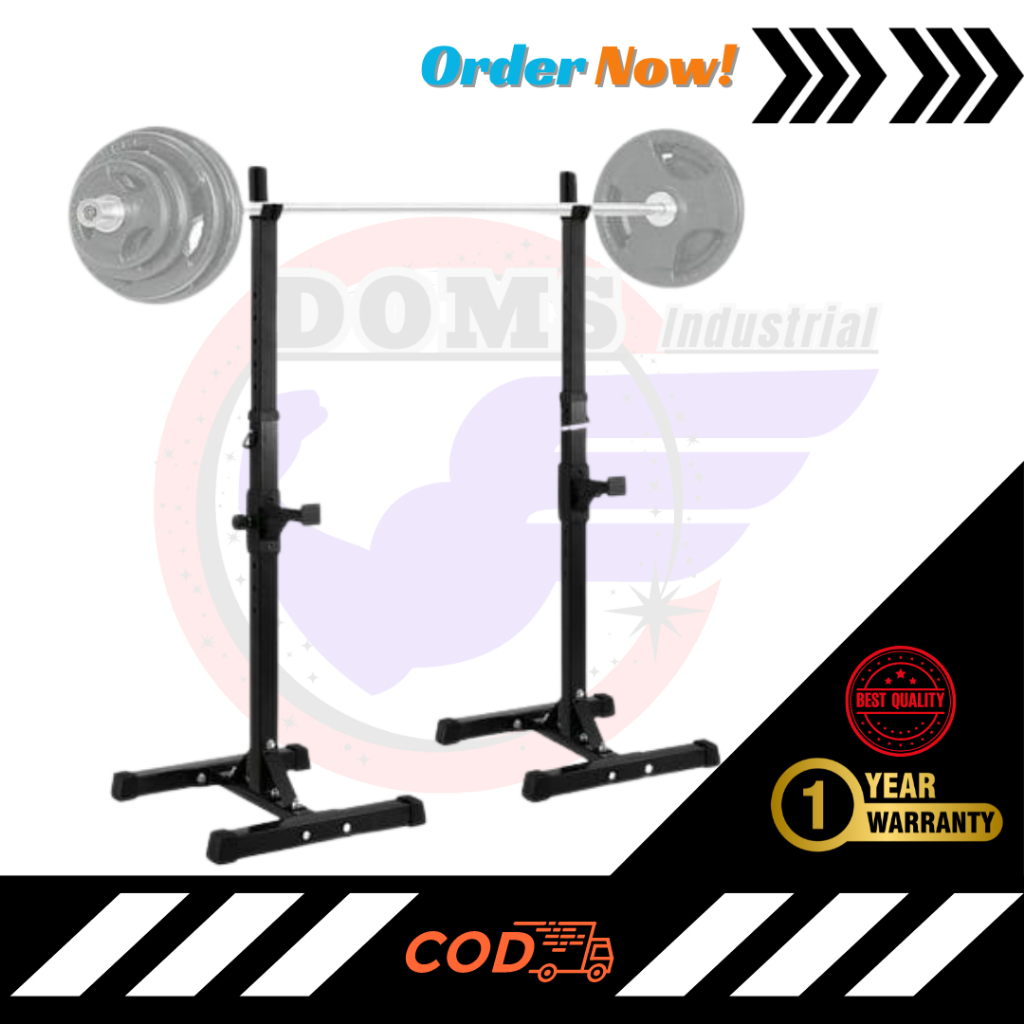 Adjustable Squat Stand Rack Home Gym Fitness Dumbbell Rack Free Squat ...