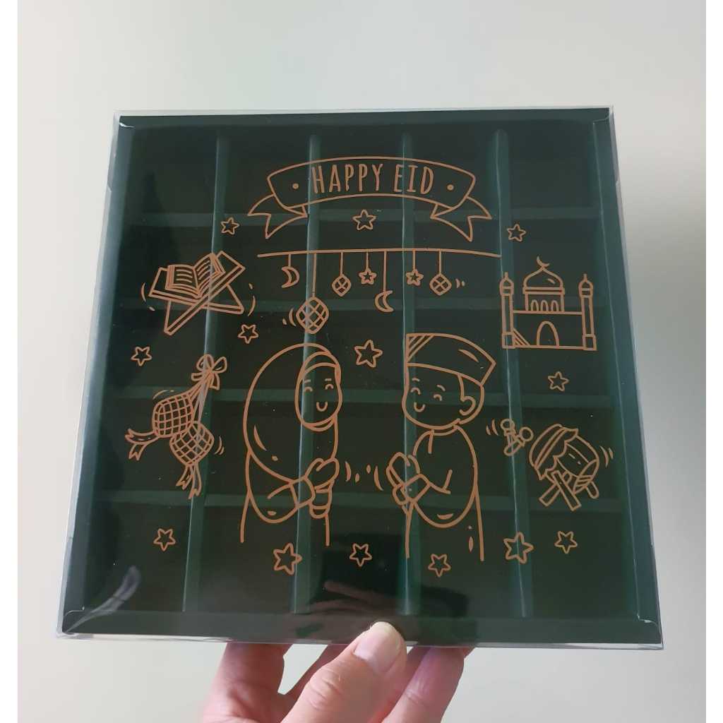 (5 Pc) Box Sekat 25 and Sekat 30 FREE HANG TAG CARD Packaging Eid Al ...