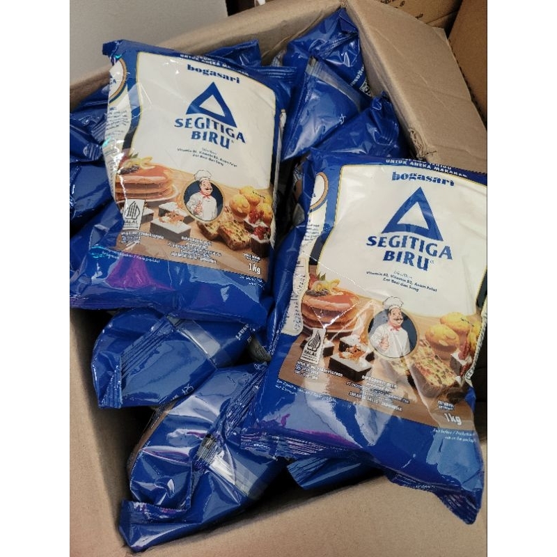 Original Blue Triangle Wheat Flour 1kg | Shopee Malaysia