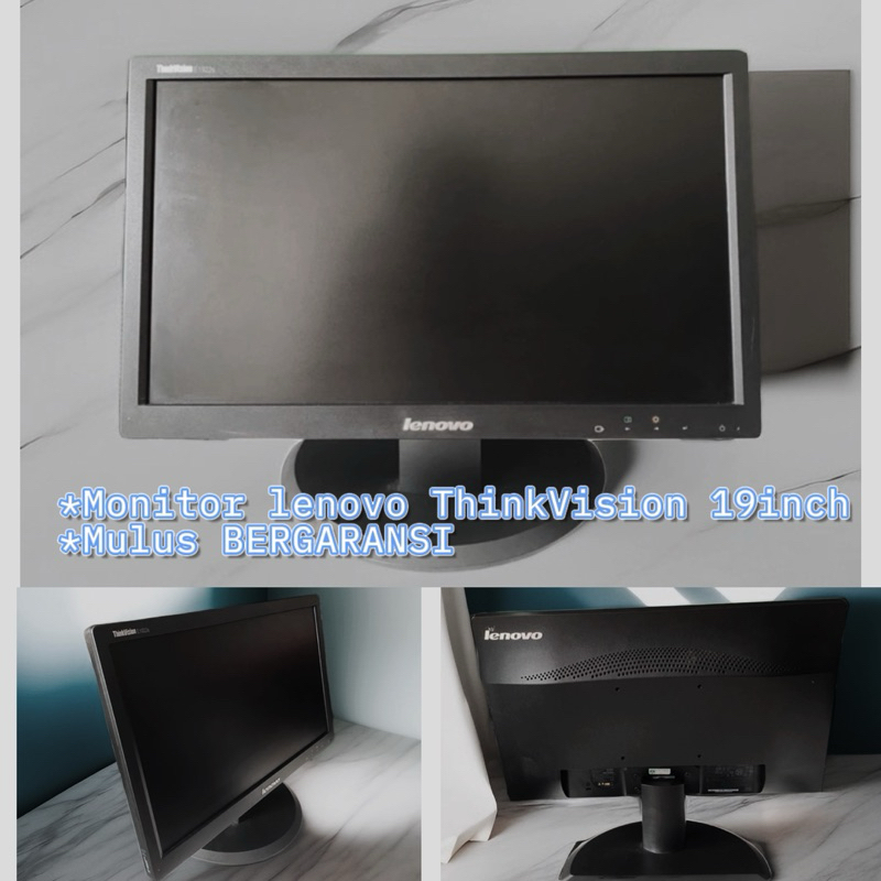 Lenovo ThinkVision E1922s Monitor 19inch LED Backlit LCD Monitor ...