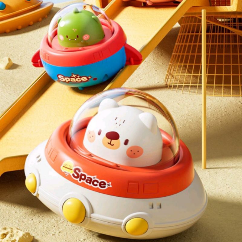 New viral children's space toy car inertia space ufo race car toddler ...