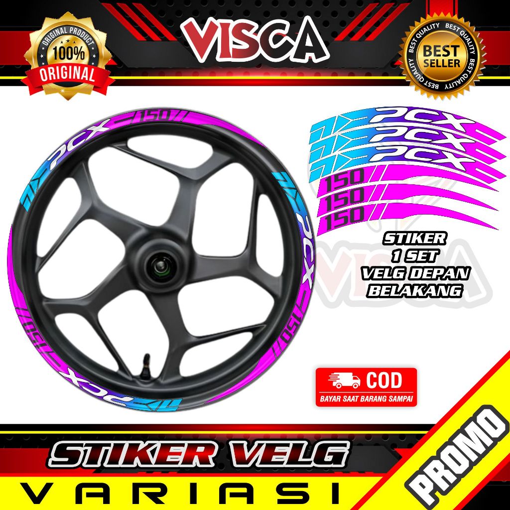 Rim Sticker - Sticker - Velk Sticker - Rim Cutting Sticker - Pcx 150 ...
