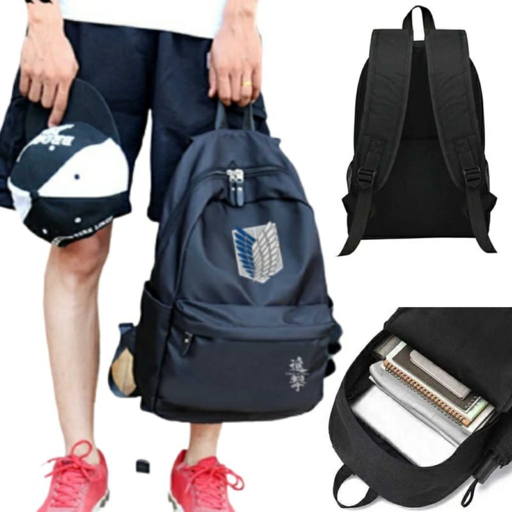 Attack On Titan Anime Backpack 8.8 | Shopee Malaysia