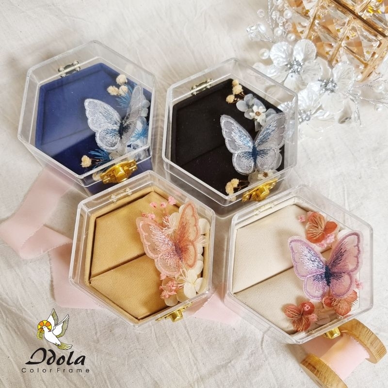 Idol FRAME - ACRYLIC RINGBOX/ RING BOX/ RING BEARER/ LAMARAN WEDDING ...