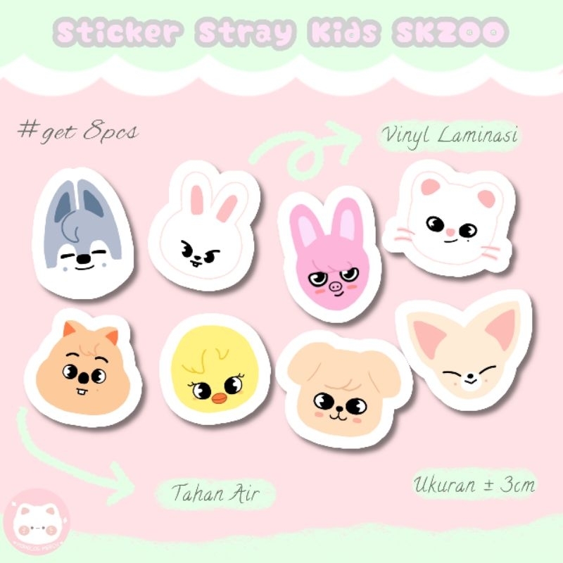 Stray Kids Sticker Set (8pcs) | Shopee Malaysia