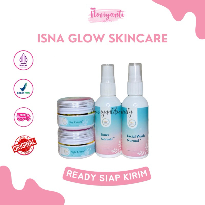 Isna GLOW SKINCARE ORIGINAL Package ISNA GLOW Face Whitening SKINCARE ...