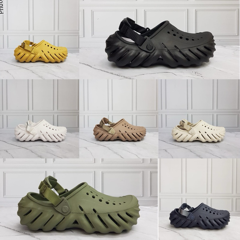 *Crocs Echo Clogs Unisex Man Sandals / clog / Croc / Slippers / slip on ...