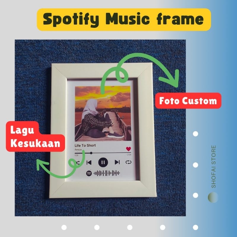 Spotify Music Frames Birthday Gifts, Anniversary, Wedding, Graduation ...