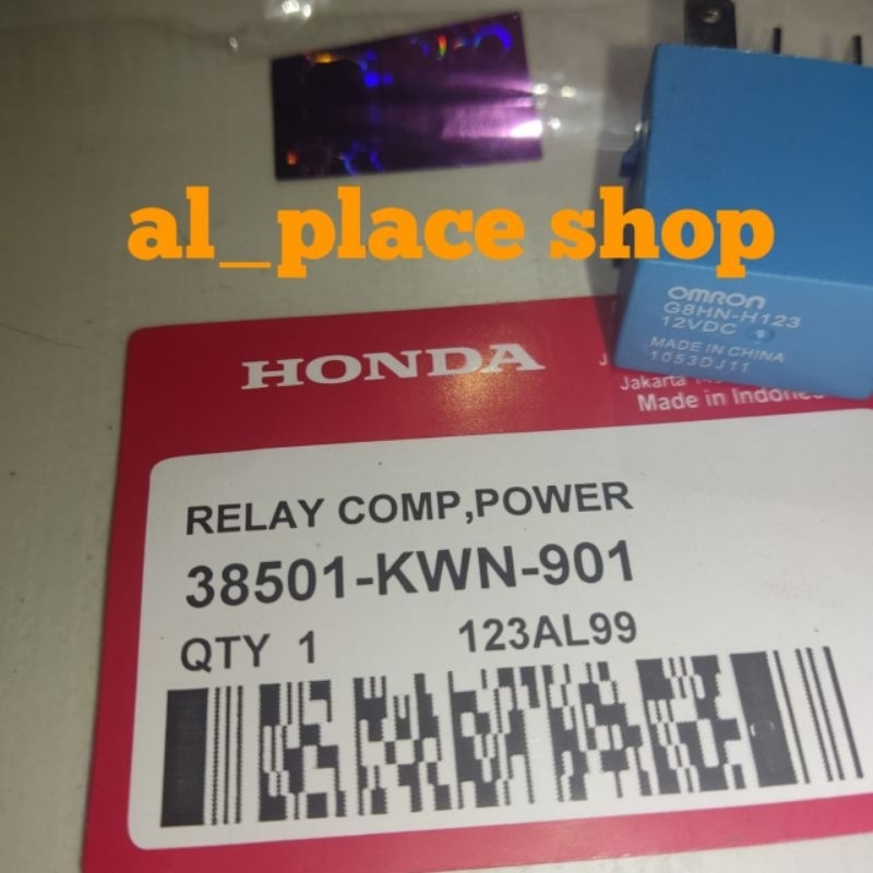 Original 4 foot starter relay honda beat fi scoopy spacy genio vario ...