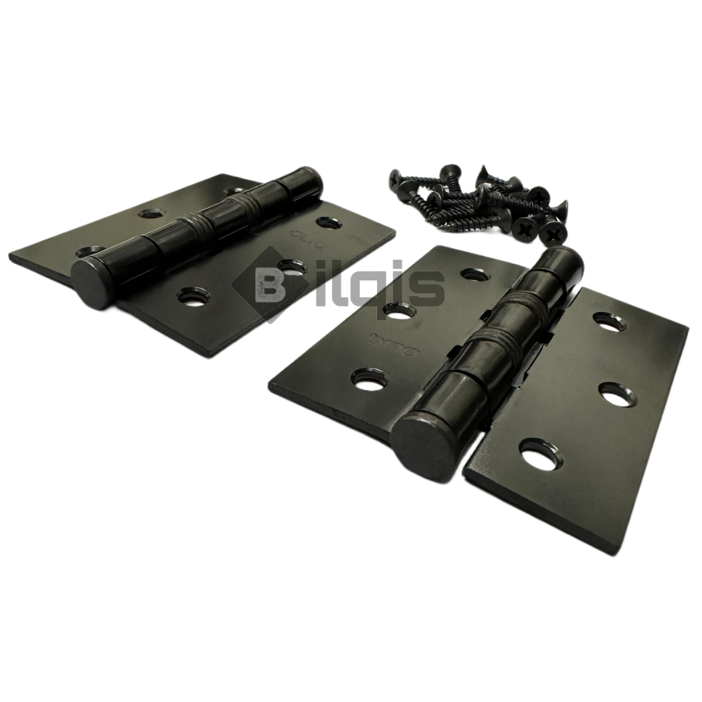 HITAM Thick 3 inch matte black house window door hinges | Shopee Malaysia