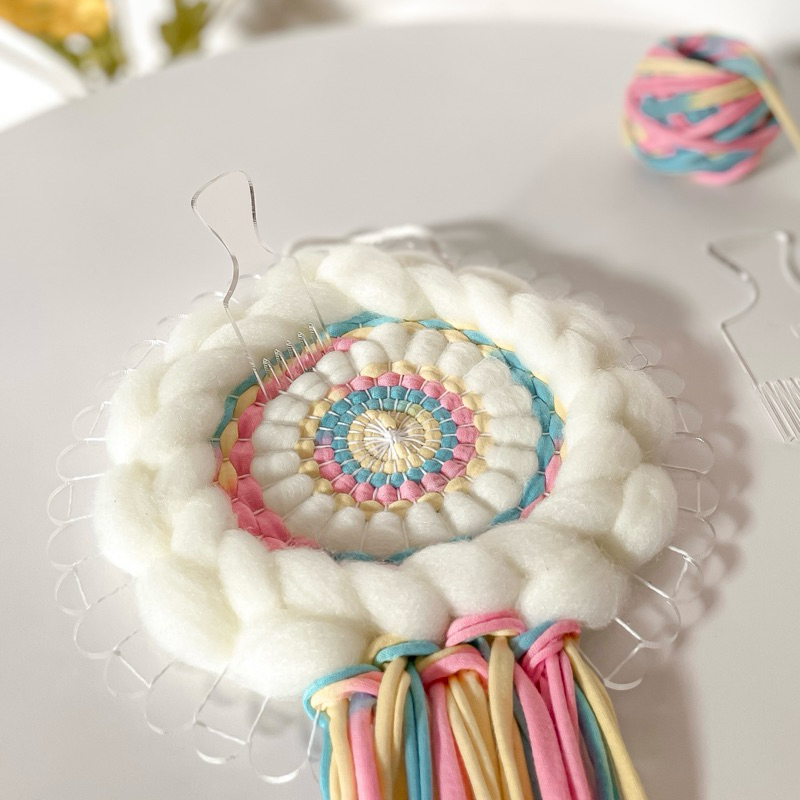 Roje | Circular Acrylic Weaving Kit | Shopee Malaysia