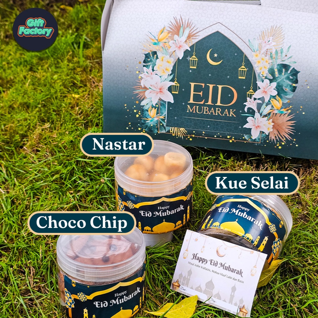 [READY Directly Ship] GABLE BOX LEBARAN | Eid Greeting Card | Jar PET ...