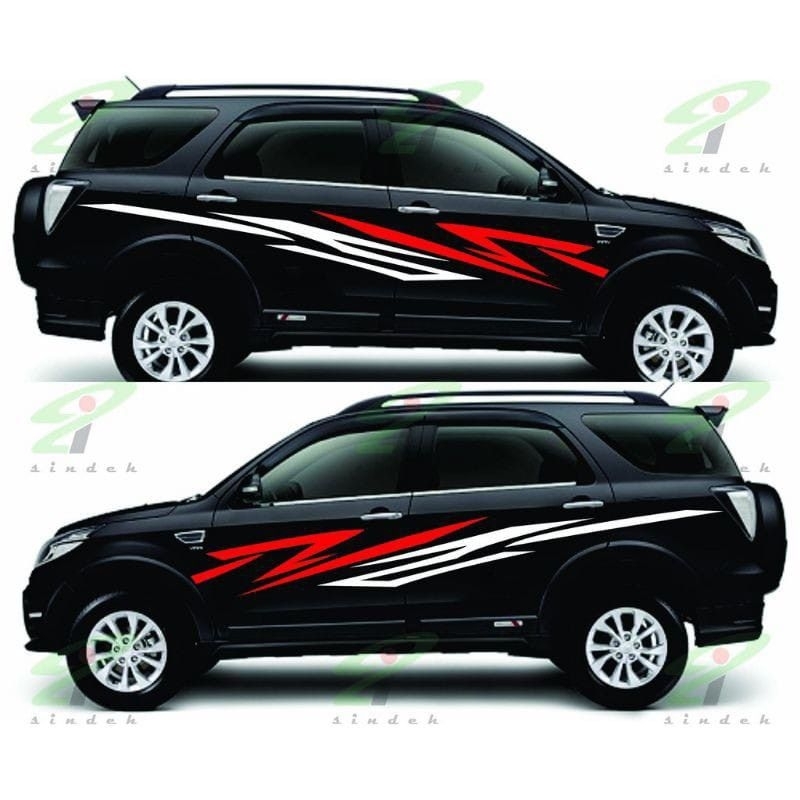 Toyota rush car sticker cutting sticker Toyota rush car sticker ...