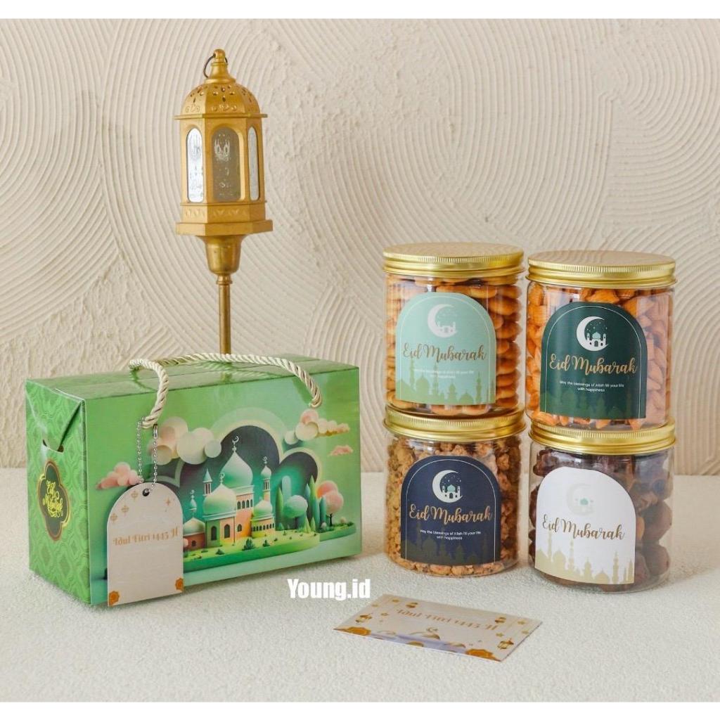 Eid Hampers Contain 2 Jars Of Pastries - Dates - Eid Parcels | Shopee ...