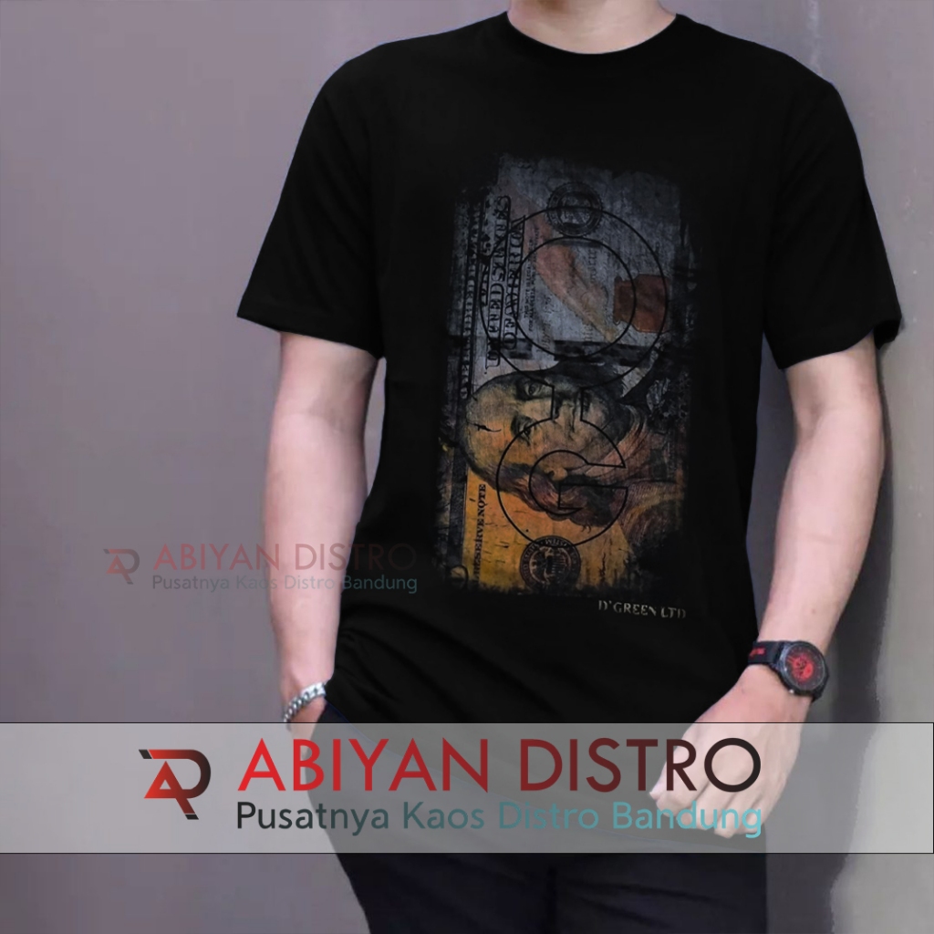 Original men's distro t-shirts Original dgreen t-shirt/s XXL 3XL Men's ...