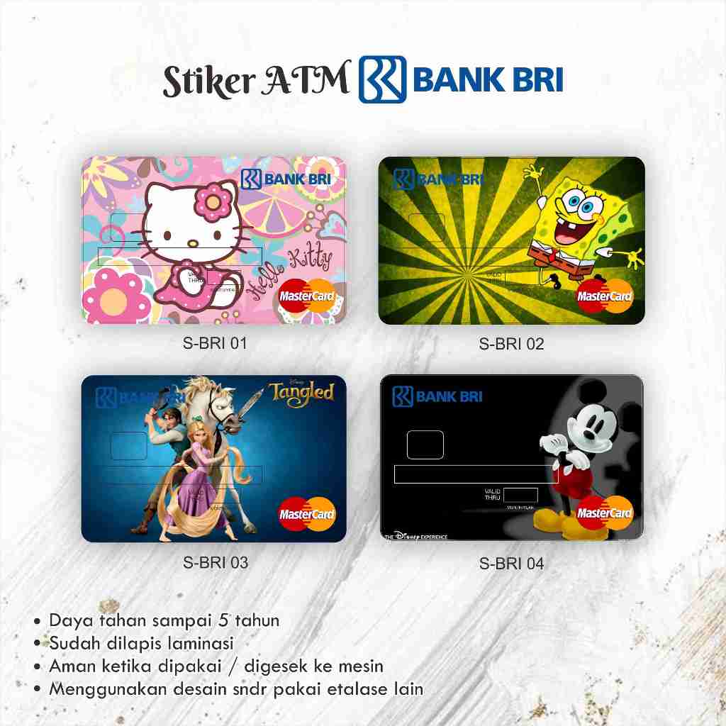 Bri Britama Chip ATM Sticker / Garskin / Skin | Shopee Malaysia