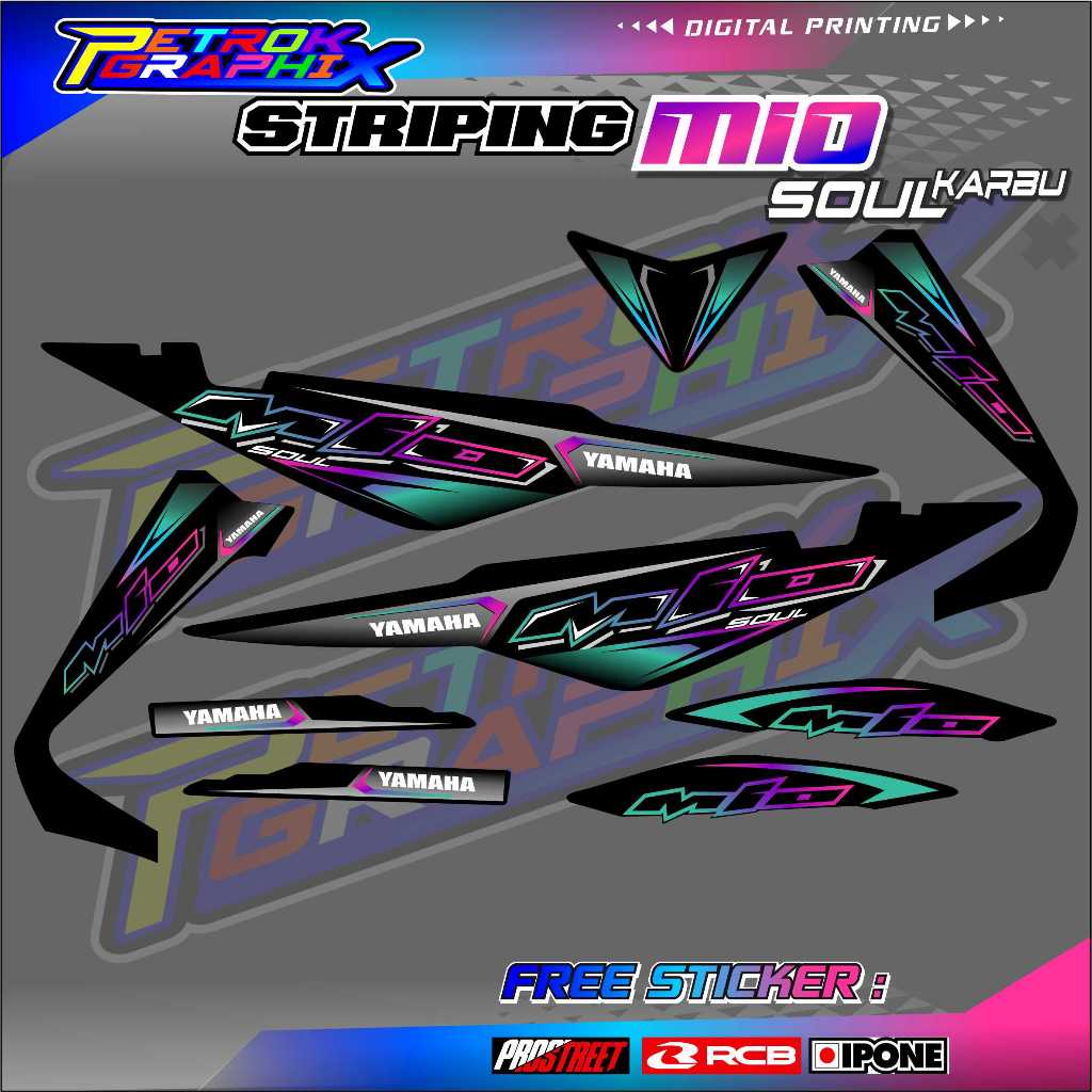 Striping Variations Of YAMAHA MIO SOUL/STICKER LIST Variations Of ...