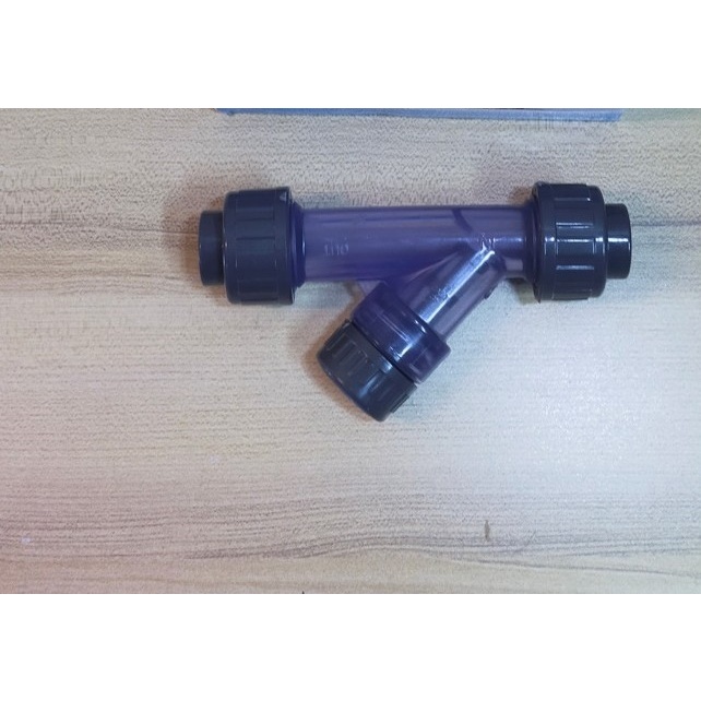 Y Strainer Clear Double Union PVC 1/2 inch PVC Pipe Fittings | Shopee ...