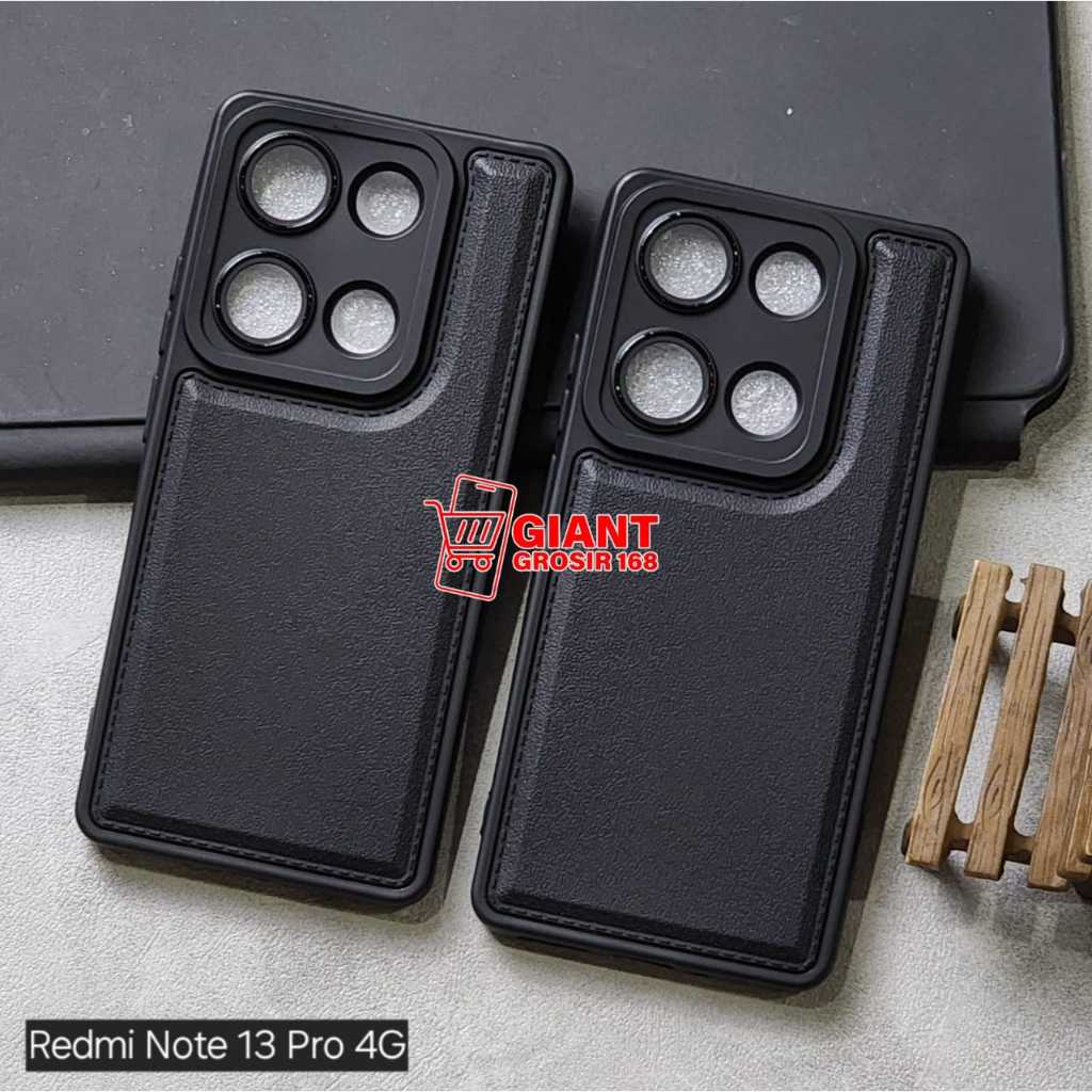 Redmi NOTE 13 PRO 4G REDMI NOTE 13 PRO 5G CASE LEATHER PRO BLACK CASE ...