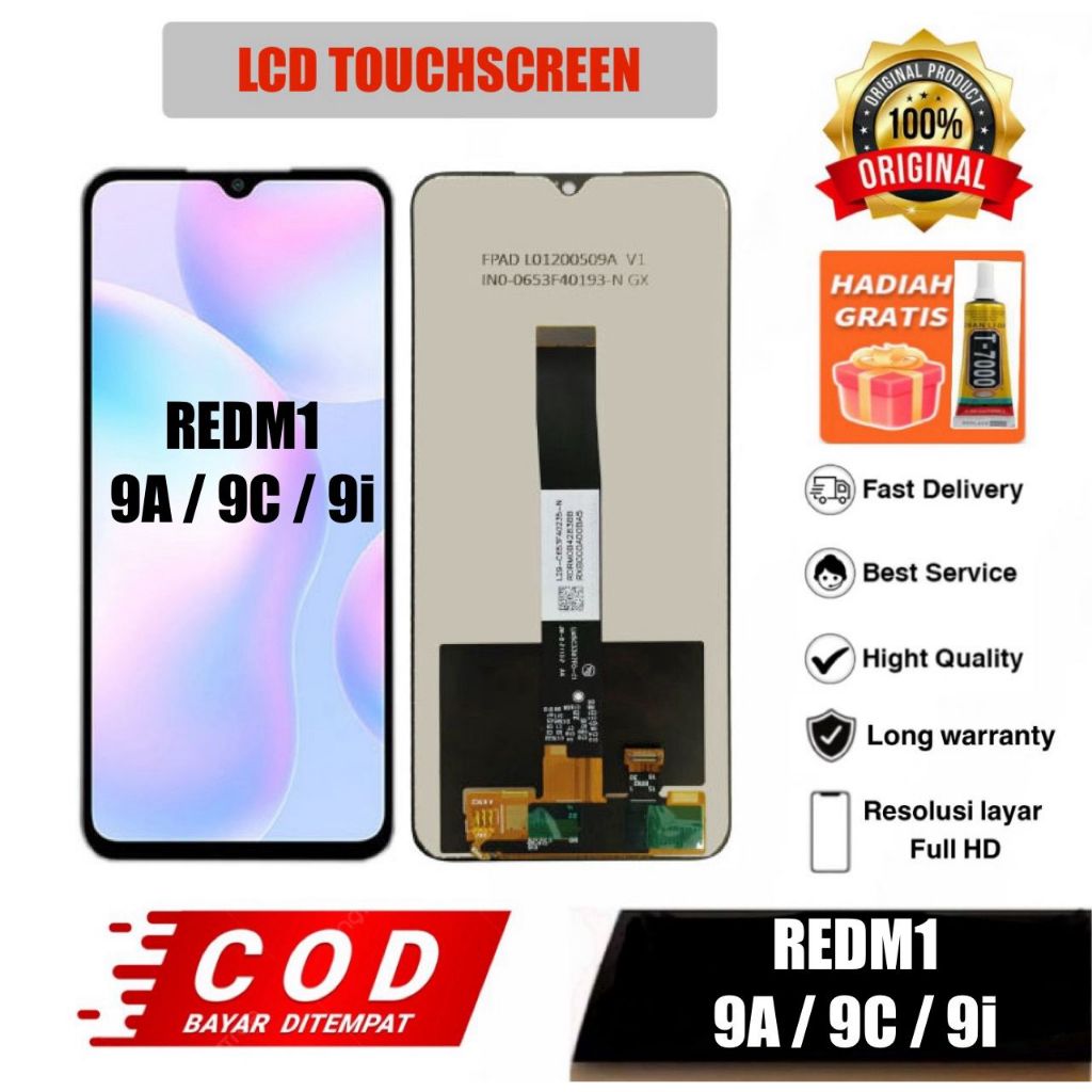 Redmi 9A/9C/9i TOUCHSCREEN LCD FULLSET ORIGINAL + GLUE | Shopee Malaysia