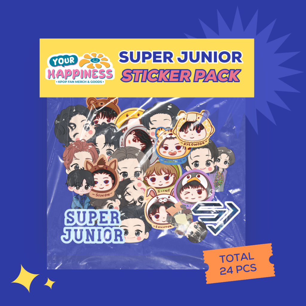 Sticker Pack Super Junior version/Sticker freebies Leeteuk Heechul ...