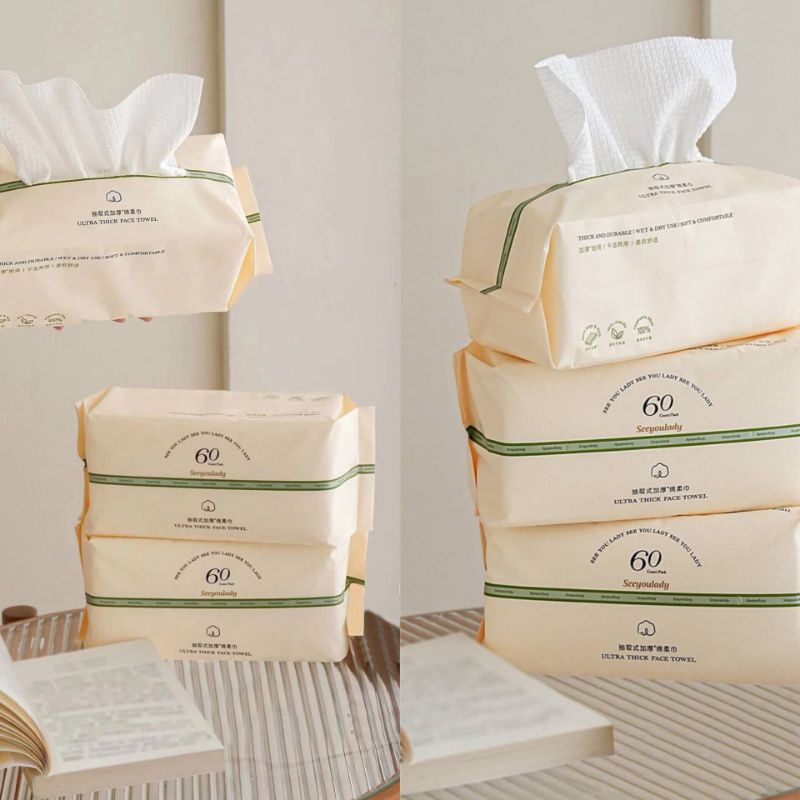 6 Packs Of Face Towel Tissue Tissue Towel Tissue Viral Tissue | Shopee ...
