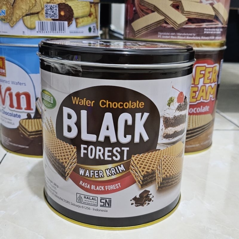 Ubm Wafer Chocolate Black Forest Canned 280g | Shopee Malaysia