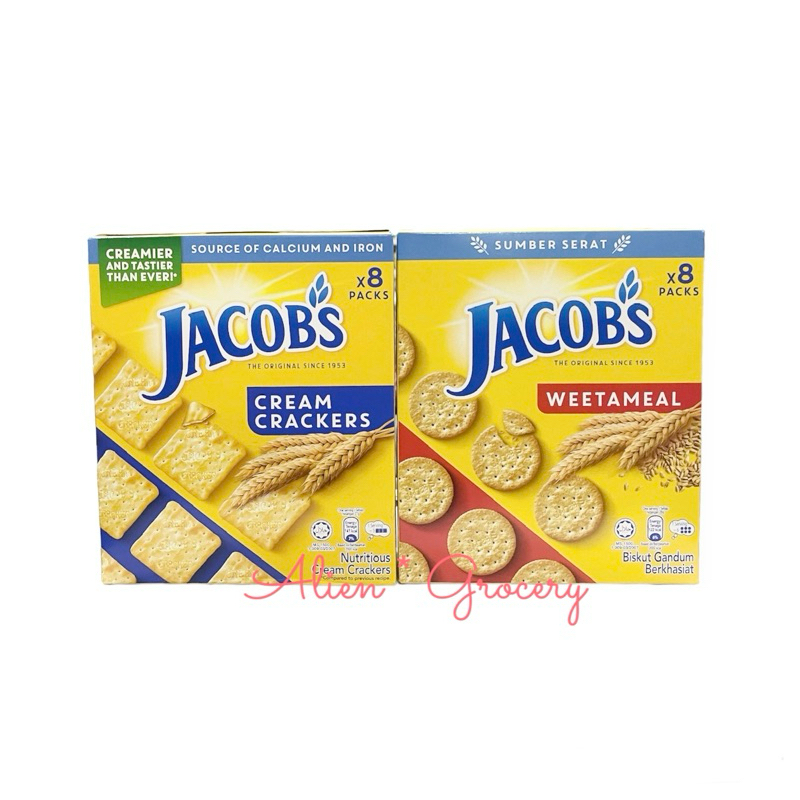 Jacob JACOBS Crackers Hi Fiber Original Weedameal Whole Grain Wheat ...