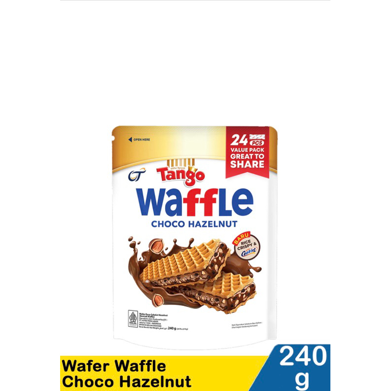 Tango WAFER WAFFLE CHOCO HAZELNUT 24PCS 240GR | Shopee Malaysia