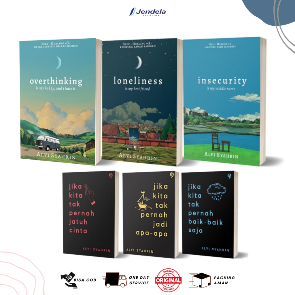 Alvi Syahrin's Book Collection: Overthinking, Loneliness, Insecurity ...