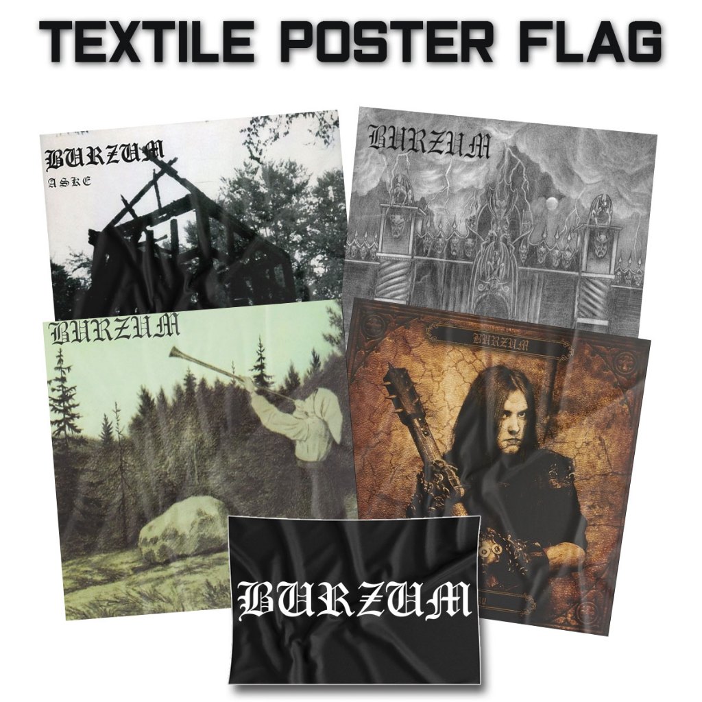 Burzum - Textile Flag / Band Flag / Fabric Poster | Shopee Malaysia