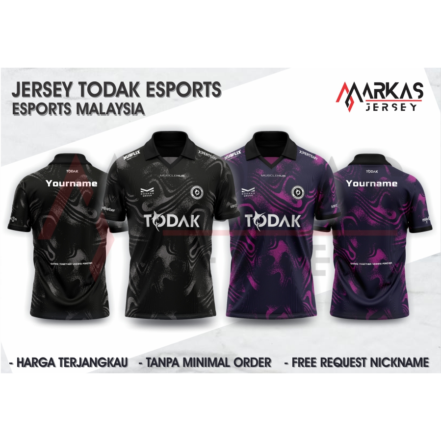 Jersey TODAK T-SHIRT ESPORTS NEW 2024 MPL MALAYSIA SEASON 13 ESPORTS ...