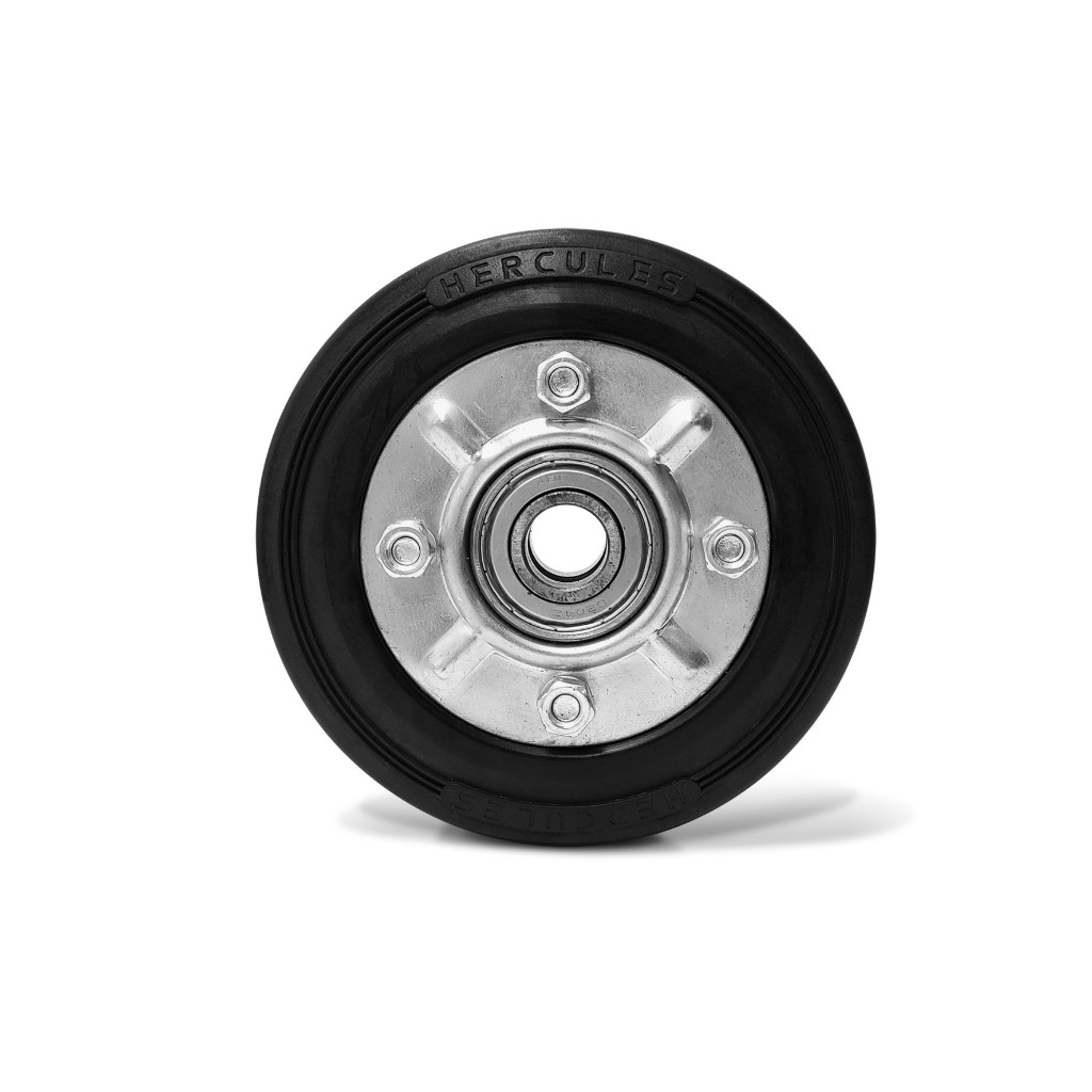 Hercules - Castor Wheel Hubcap Plate 6 Inch Light Duty Trolley Wheels ...