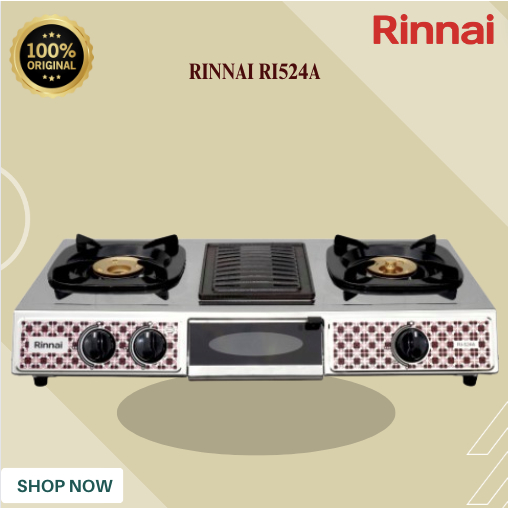 RINNAI 2-BURNER GAS STOVE RI524A GRILL PLATE/RI-524A/RI 524A/RI 524 ...