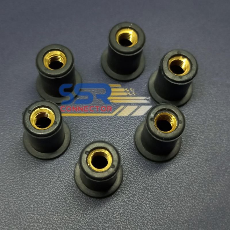 Rubber Antem WELL NUT BODY NUT VISOR YAMAHA X RIDE R15 VIXION R NVA NVL ...