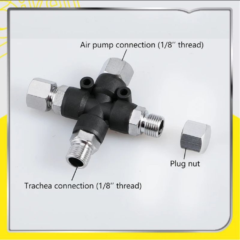 4-way Airbrush Hose Branch | Shopee Malaysia